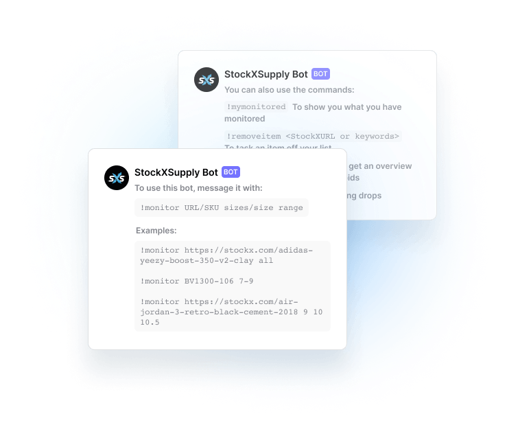 StockXSupply Discord Bot - TheSiteSupply